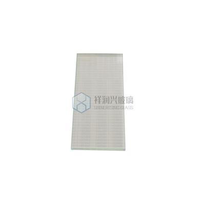 China Ultra Clear Patterned Glass with Customized Size Demand and Sice Demand for sale