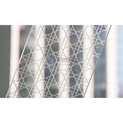 China Single Glass Wired/Decorative/Bathroom Glass 's Affordable Clear Obscure Pattern Glass for sale