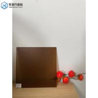China Transparent Craft Granite Texture Art Stained Glass Patterned Glass for Partition 3mm for sale