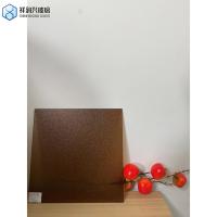 China Transparent Craft Granite Texture Art Stained Glass Patterned Glass for Partition 3mm for sale