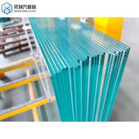 China Custom 10mm Clear Tempered Glass Panels for Decks Heat Resistant Building Material for sale