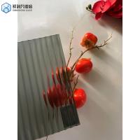 China Clear Colored Decorative Embossed Glass Customized Design Stained Pattern Glass for sale