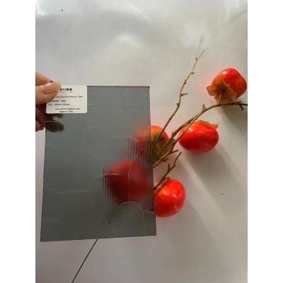 China Clear Green Blue Bronze Nashiji Patterned Glass 3-8mm for Balcony Railing Design for sale