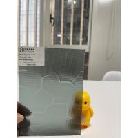 China 8 Mohs Hardness Rain Dots Pattern Tempered Tinted Reed Glass Panels 4mm 5mm 6mm 10mm for sale