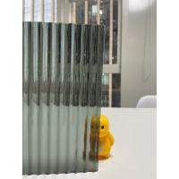 China 8 Mohs Hardness Rain Dots Pattern Tempered Tinted Reed Glass Panels 4mm 5mm 6mm 10mm for sale