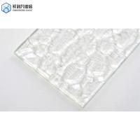 China Karatachi Glass Decorative Patterned Figured Glass Partition Textured Art Solid Structure for sale