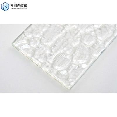 China Karatachi Glass Decorative Patterned Figured Glass Partition Textured Art Solid Structure for sale