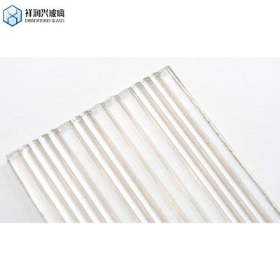China Tempered Glass Figured Patterned Glass for Photovoltaic Panel 2mm 3.2mm Solar Glass for sale