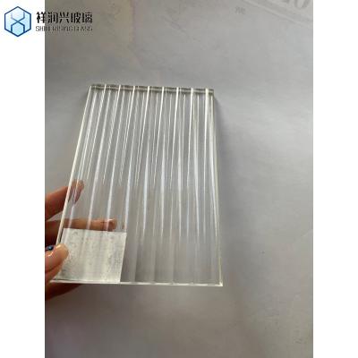 China 3mm-8mm Clear Flutelite-S Decorative Embossed Pattern Glass for Windows CP-TP Perfect for sale
