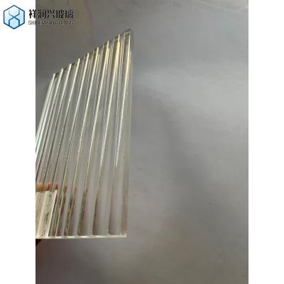 China 3mm 6mm 8mm Ultra White Clear Moru Pattern Glass Low Iron Fluted Rolled Glass Panels Reeded Patterned Glass Decoration for sale