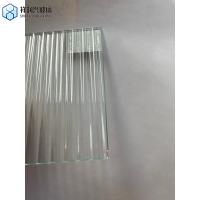 China 3mm 6mm 8mm Ultra White Clear Moru Pattern Glass Low Iron Fluted Rolled Glass Panels Reeded Patterned Glass Decoration for sale