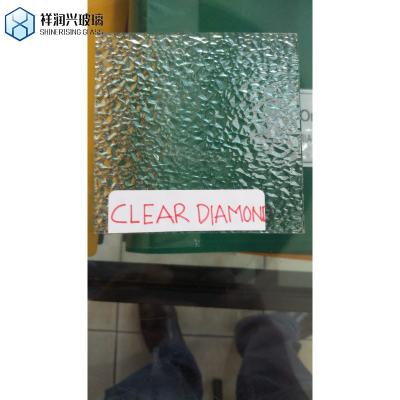 China Single Glass Wired/Decorative/Bathroom Glass 4-10mm Ultra Clear Ribbed Fluted Glass Panels for sale
