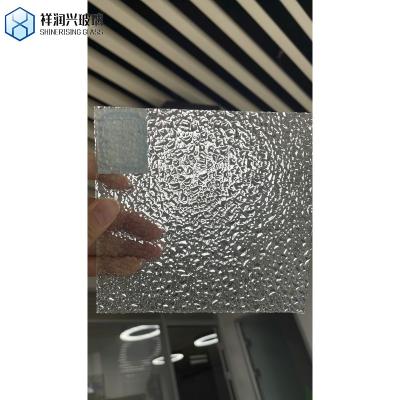 China CE Certified Decorative Transparent Tempered Ribbed Reeded Wave Fluted Glass Panel for sale