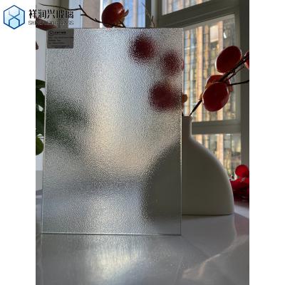 China Window Clear Figured Patterned Glass 4mm 5mm 6mm for 1830*2440/2140*3300/2440*3660 for sale