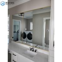 China Large Full Length Mirror Glass with Simple Style Silver Finish 2mm-6mm Aluminum Mirror for sale