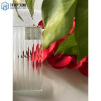 China White Ribbed Reeded Moru Wave Fluted Glass Panel for Insulated Art Decoration for sale