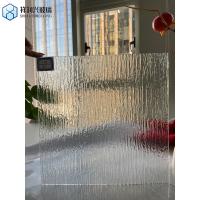 China Qualified Tempered Float Glass 3mm 4mm 6mm Clear Glass Grey Pattern for Decorative for sale