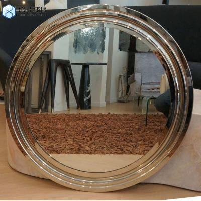China Technique Laminated Customized Request Beveled Mirror Glass Strips for Wall Decorative for sale