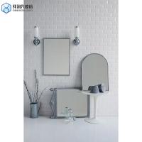 China Qingdao Manufacturers Offer Clear Aluminum Glass Retro Double-Sided Table Mirror for sale