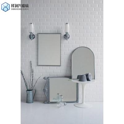 China Qingdao Manufacturers Offer Clear Aluminum Glass Retro Double-Sided Table Mirror for sale
