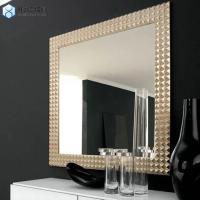 China Plain Wall Aluminum Mirror Glass in Silver Finish Sheet Glass with Flat Polished Edge Work for sale