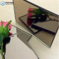China Plain Wall Aluminum Mirror Glass in Silver Finish Sheet Glass with Flat Polished Edge Work for sale