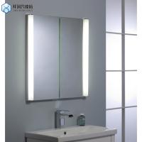 China Flat Polished Silver Mirror Glass for Bathroom Natural Green and Durable Manufactured for sale