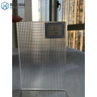 China Clear Blue Bronze Karatachi Figured Glass 2mm-8mm for Furniture 1830*2440/2140*3300/2440*3660 for sale
