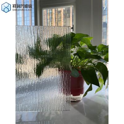 China Building Glass 5mm 6mm 8mm 10mm 12mm Textured Pattern Glass Flute Ribbed Glass Sheet for sale