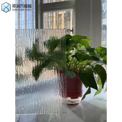 China 3mm-8mm Clear Base Glass Flutelite-S Decorative Embossed Pattern Glass for Window Types for sale