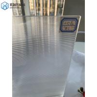China Partition Glass 6mm Low Iron Round Groove Ribbed Glass Fluted Patterned Glass with 5 for sale