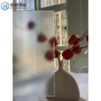 China Clear Reeded Glass Textured Tempered Glass for Window and Door Decoration Flat Design for sale