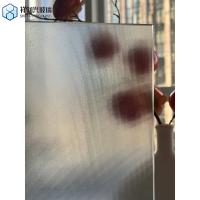 China Clear Reeded Glass Textured Tempered Glass for Window and Door Decoration Flat Design for sale
