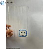 China Flat 5mm 6mm 8mm 10mm 12mm 19mm Ultra Clear Decorative Tempered Patterned Fused Glass for sale
