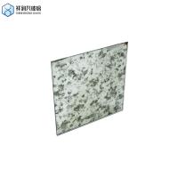China Twindow Distressed Pretty Gold Yellow D4 4.8mm 5mm Antique Mirror for Wall Decoration for sale