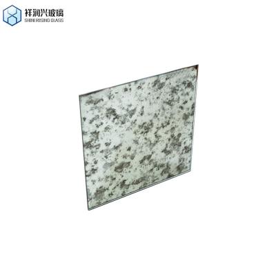 China Twindow Distressed Pretty Gold Yellow D4 4.8mm 5mm Antique Mirror for Wall Decoration for sale