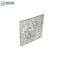 China Silver Finish Luxury French Colour Mosaic Antique Mirror Small Tile Sheet for Wall Decor for sale