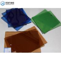 China Building Glass Colored/Tinted Tempered Glass Laminated with Polished Edge Customization for sale
