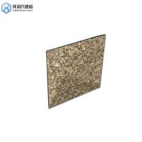 China Home Decoration Arts Crafts Aluminium Silver Tinted Mirror with Decorative Antique Mirror for sale