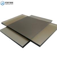 China Float Glass Standard GB15763.2-2005 4mm 5mm Customized Dark Blue Bronze Tinted Glass for sale