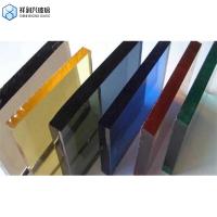 China Solid Color 2mm-19mm Tinted Sheet Custom Laminated Tempered Clear Float Building Glass for sale