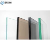 China Solid Color 2mm-19mm Tinted Sheet Custom Laminated Tempered Clear Float Building Glass for sale