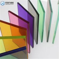 China Solid Color Reflective Tinted Float Glass Direct for Parallelogram Glass Single Sheet for sale