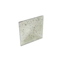 China Chinese Luxury Antique Mirror Glass Mosaic Tile Sheet in Silver Grey for Wall Decor for sale