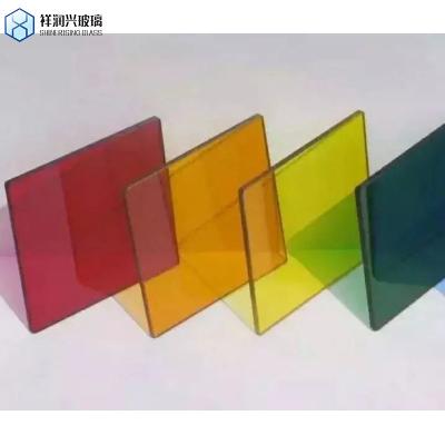 China Bronze Green Blue Grey Float Glass Color Tinted Glass 4mm 5mm 6mm 8mm Solid Color for sale