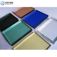 China Bronze Green Blue Grey Float Glass Color Tinted Glass 4mm 5mm 6mm 8mm Solid Color for sale