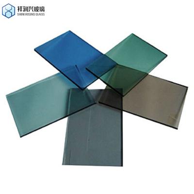 China Tinted Laminated Glass 3mm 4mm 5mm 6mm Bronze Grey Blue Green Pink Yellow Tempered Float for sale