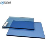 China Solid Structure Tinted Float Solar Reflective Glass with Green Blue Grey Bronze Colors for sale