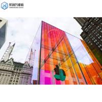 China Solid Structure Tinted Float Solar Reflective Glass with Green Blue Grey Bronze Colors for sale