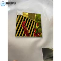 China Golden Colored Tinted Silver Mirror and Color Aluminum Wall Mirror Sheet Glass Demand for sale